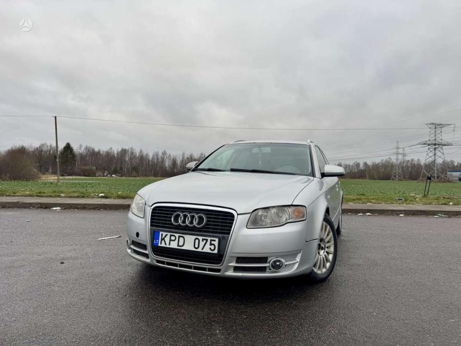 Pelēks Audi A4 2006 Panevēža, ar dzinēja tilpumu 2.97 L un nobraukumu 390 tūkst. km par 1599 €, foto 1 vietnē AUTOMOTO.COM.LV