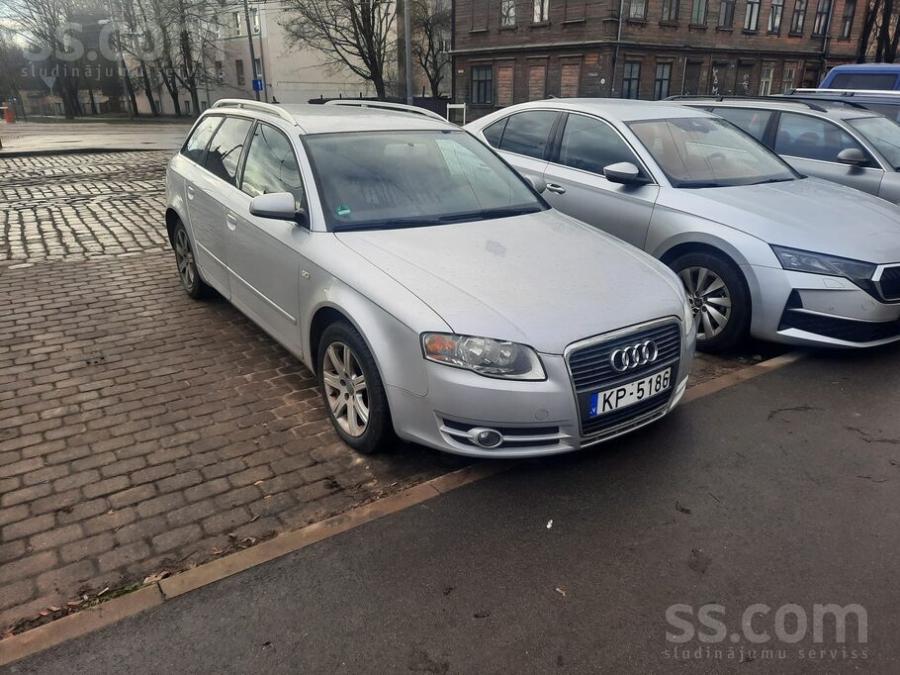 Grey Audi A4 2006 in Riga, with an engine capacity of 2.00 L and mileage of 264 thousand km for 1800 €, photo 1 on AUTOMOTO.COM.LV
