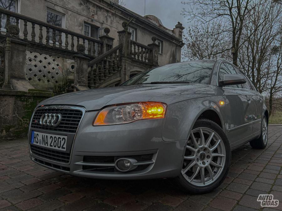 Grey Audi A4 2006 in Kaunas, with an engine capacity of 2.00 L and mileage of 259 thousand km for 3250 €, photo 5 on AUTOMOTO.COM.LV