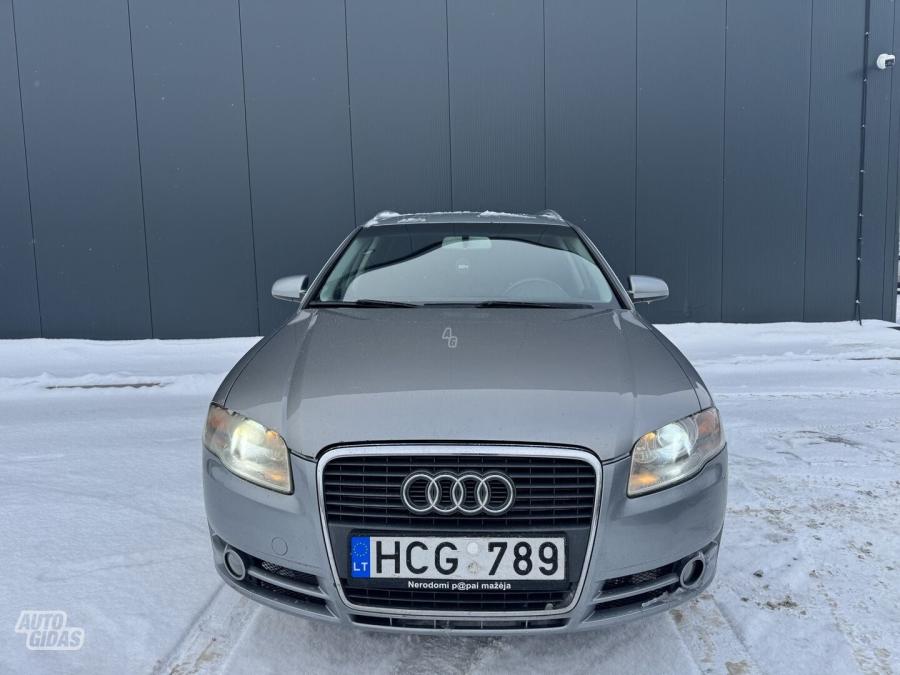 Pelēks Audi A4 2006 Panevēža, ar dzinēja tilpumu 2.00 L un nobraukumu 400 tūkst. km par 1650 €, foto 3 vietnē AUTOMOTO.COM.LV