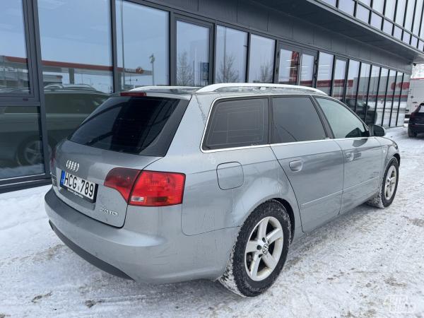 Pelēks Audi A4 2006 Panevēža, ar dzinēja tilpumu 2.00 L un nobraukumu 400 tūkst. km par 1650 €, foto 8 vietnē AUTOMOTO.COM.LV