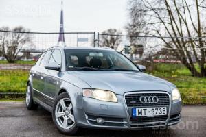 Grey Audi A4 2006 in Riga, with an engine capacity of 2.00 L and mileage of 300 thousand km for 3290 €, photo 2 on AUTOMOTO.COM.LV