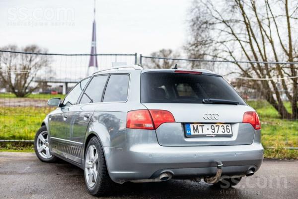 Pelēks Audi A4 2006 Rīga, ar dzinēja tilpumu 2.00 L un nobraukumu 300 tūkst. km par 3290 €, foto 6 vietnē AUTOMOTO.COM.LV