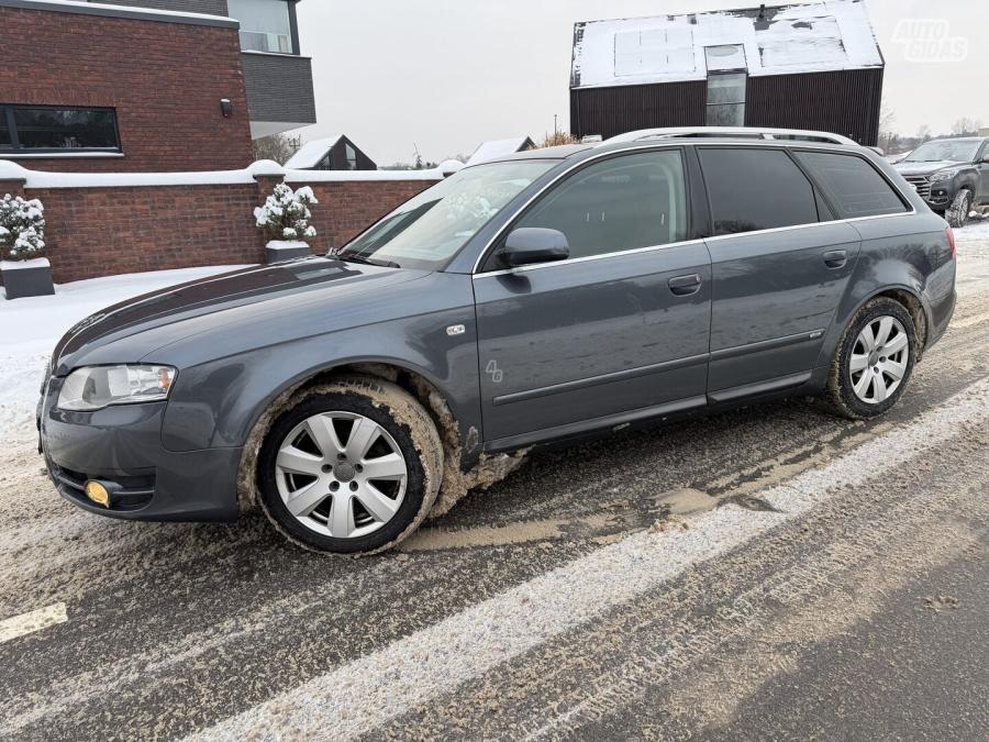 Pelēks Audi A4 2006 Alīta, ar dzinēja tilpumu 2.00 L un nobraukumu 388 tūkst. km par 3150 €, foto 3 vietnē AUTOMOTO.COM.LV