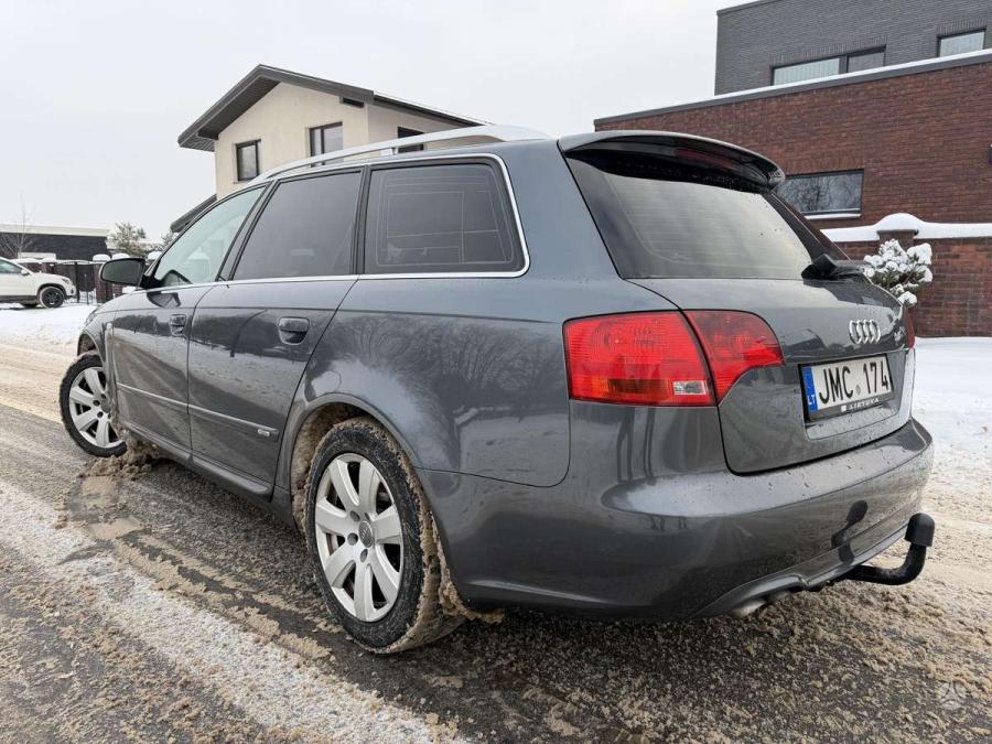 Grey Audi A4 2006 in Alytus, with an engine capacity of 1.99 L and mileage of 388 thousand km for 3150 €, photo 4 on AUTOMOTO.COM.LV