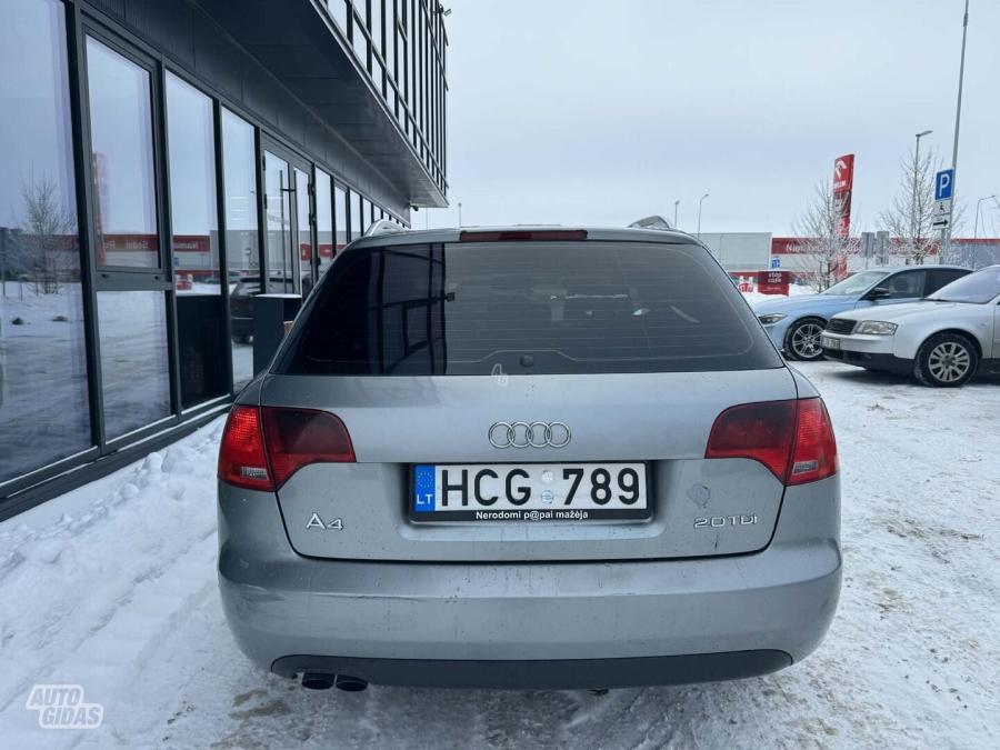 Grey Audi A4 2006 in Panevezys, with an engine capacity of 2.00 L and mileage of 400 thousand km for 1650 €, photo 10 on AUTOMOTO.COM.LV