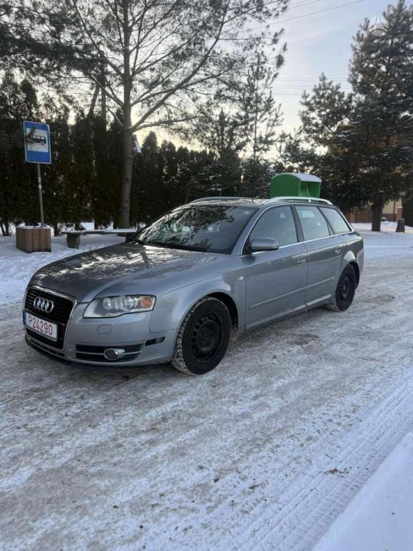 Pelēks Audi A4 2006 Vilkaviškis, ar dzinēja tilpumu 1.99 L un nobraukumu 346 tūkst. km par 2000 €, foto 1 vietnē AUTOMOTO.COM.LV