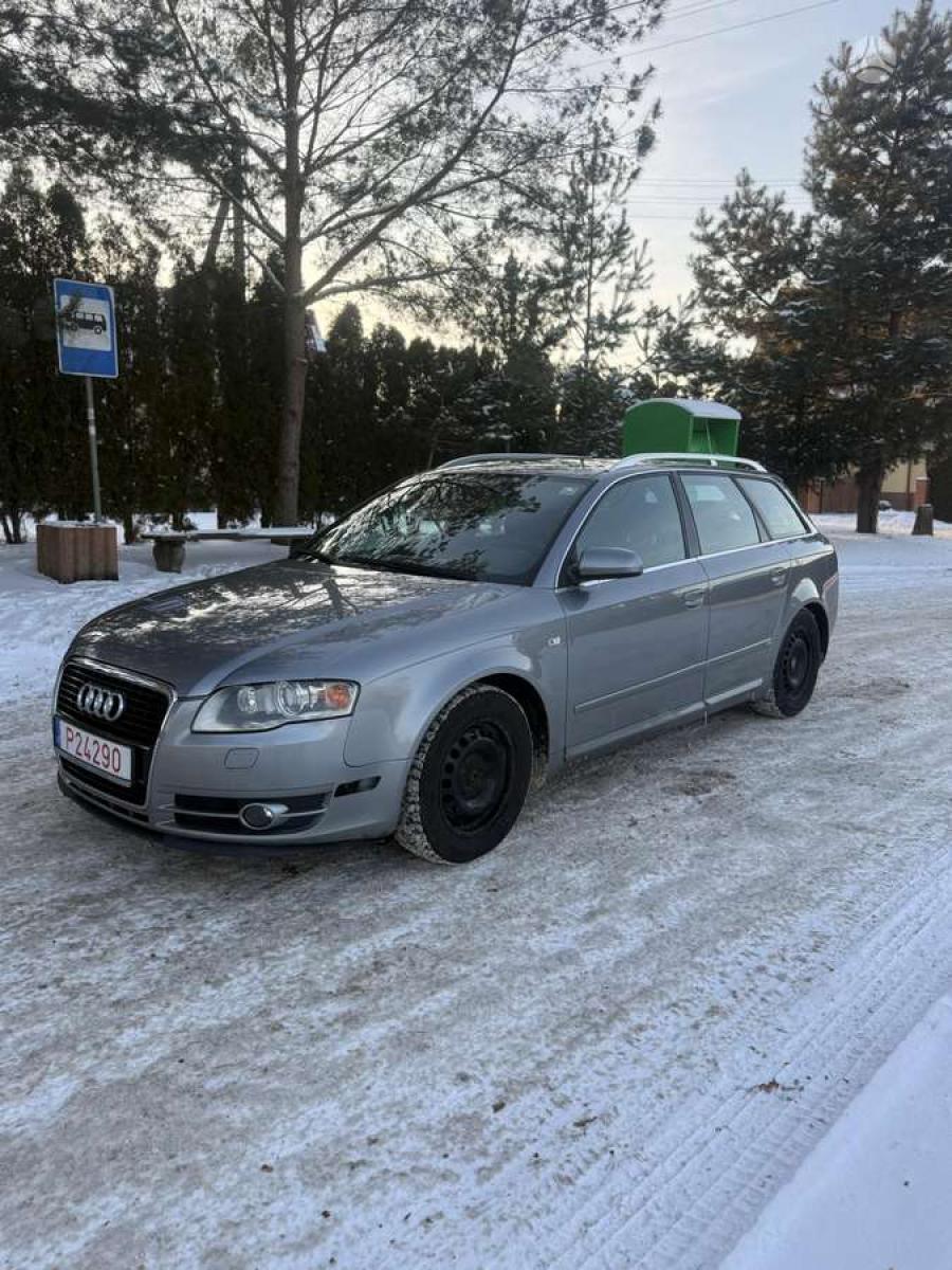 Pelēks Audi A4 2006 Vilkaviškis, ar dzinēja tilpumu 1.99 L un nobraukumu 346 tūkst. km par 2000 €, foto 1 vietnē AUTOMOTO.COM.LV
