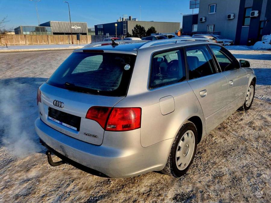 Grey Audi A4 2006 in Siauliai, with an engine capacity of 1.99 L and mileage of 280 thousand km for 2900 €, photo 5 on AUTOMOTO.COM.LV
