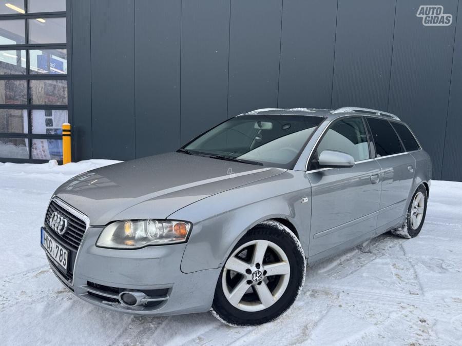 Grey Audi A4 2006 in Panevezys, with an engine capacity of 2.00 L and mileage of 400 thousand km for 1650 €, photo 1 on AUTOMOTO.COM.LV