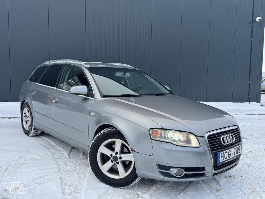 Grey Audi A4 2006 in Panevezys, with an engine capacity of 2.00 L and mileage of 400 thousand km for 1650 €, photo 4 on AUTOMOTO.COM.LV