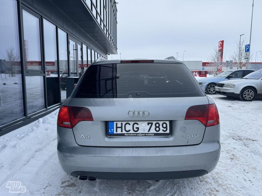 Grey Audi A4 2006 in Panevezys, with an engine capacity of 2.00 L and mileage of 400 thousand km for 1650 €, photo 10 on AUTOMOTO.COM.LV