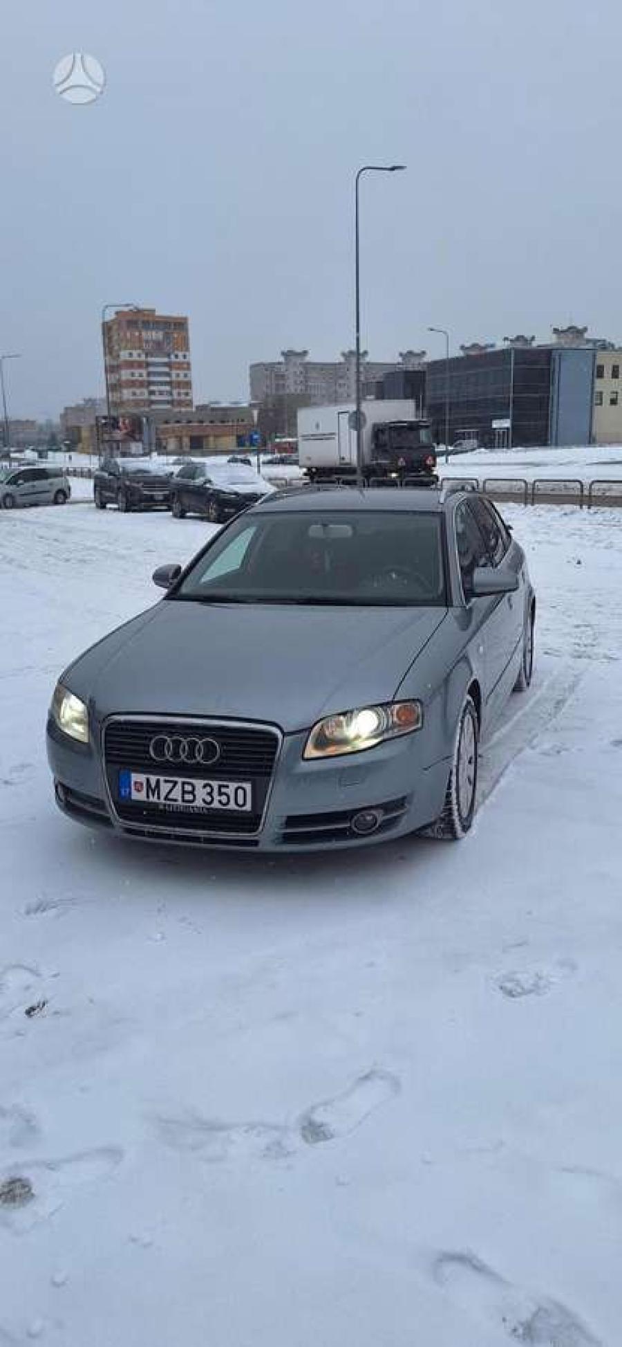 Grey Audi A4 2006 in Kaunas, with an engine capacity of 1.99 L and mileage of 320 thousand km for 2300 €, photo 1 on AUTOMOTO.COM.LV