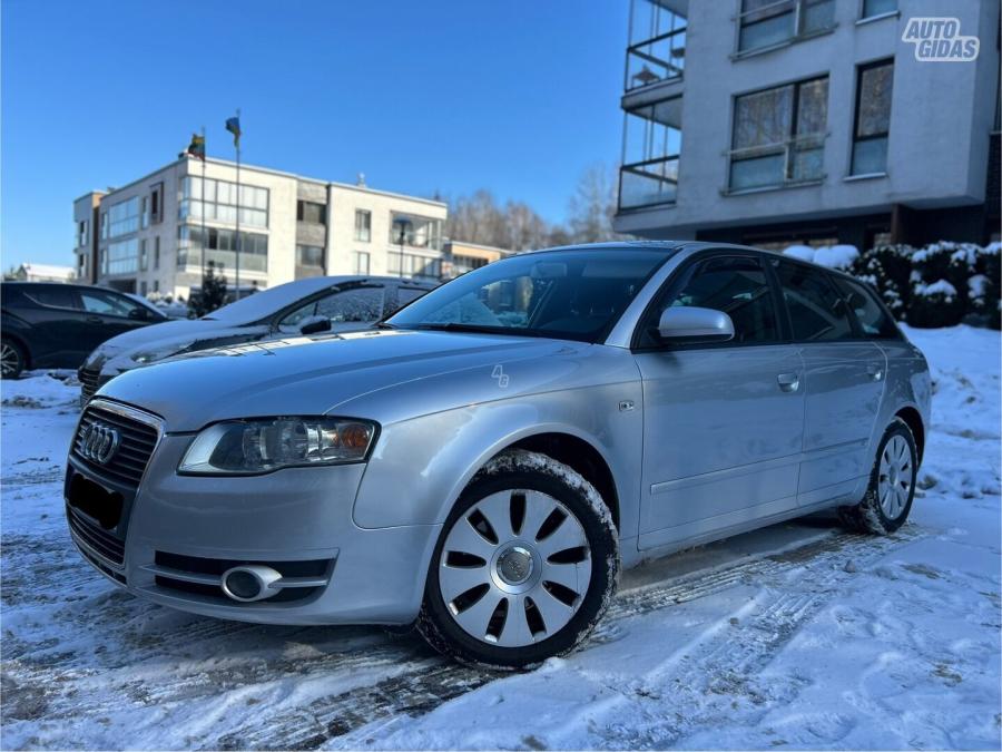 Grey Audi A4 2006 in Kaunas, with an engine capacity of 2.00 L and mileage of 278 thousand km for 3250 €, photo 1 on AUTOMOTO.COM.LV