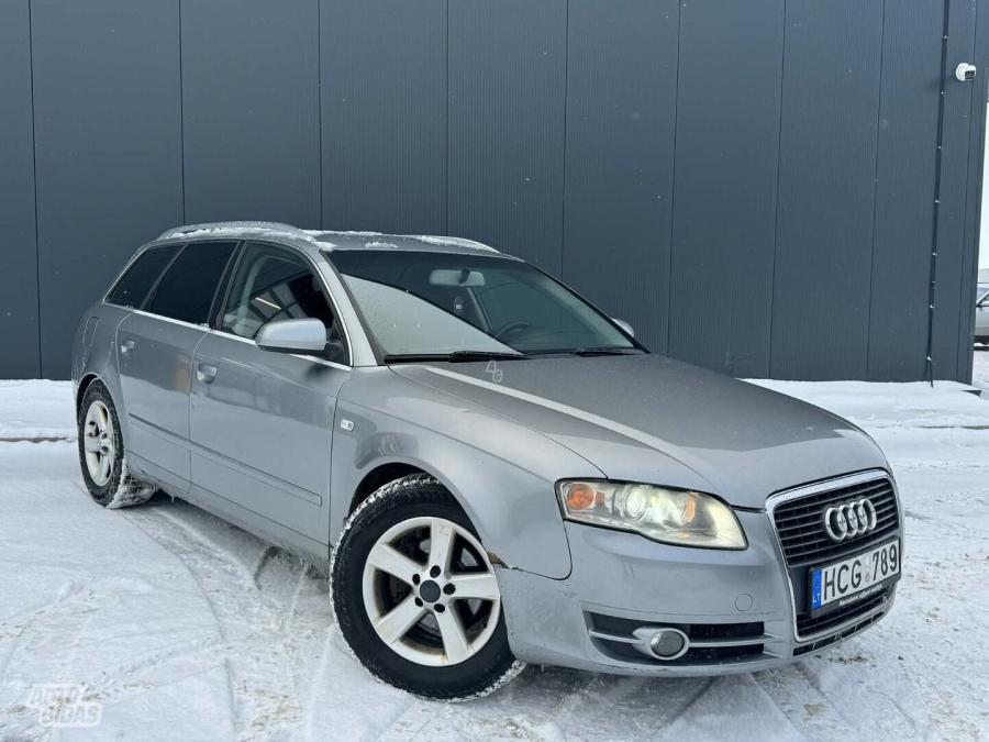 Grey Audi A4 2006 in Panevezys, with an engine capacity of 2.00 L and mileage of 400 thousand km for 1590 €, photo 4 on AUTOMOTO.COM.LV