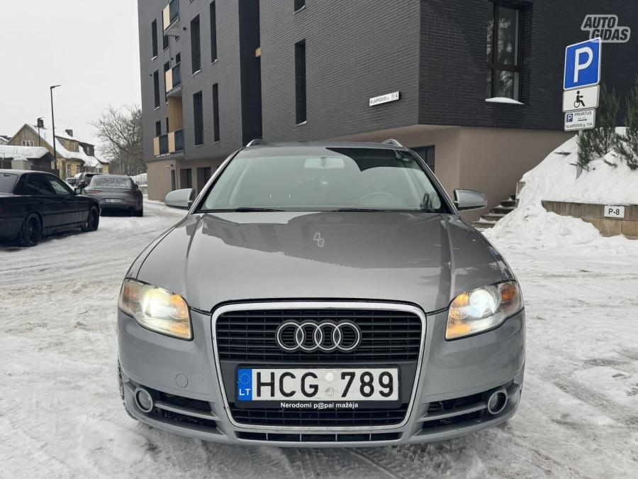 Pelēks Audi A4 2006 Panevēža, ar dzinēja tilpumu 2.00 L un nobraukumu 400 tūkst. km par 1690 €, foto 3 vietnē AUTOMOTO.COM.LV