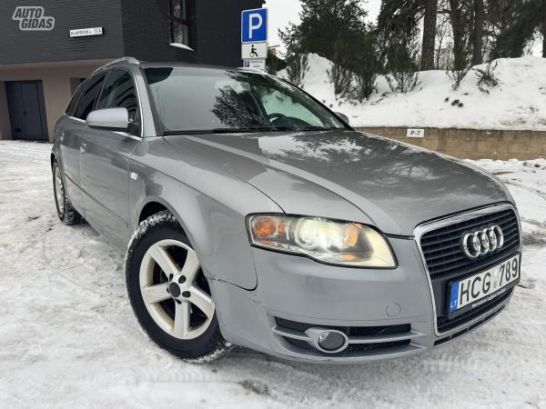 Pelēks Audi A4 2006 Panevēža, ar dzinēja tilpumu 2.00 L un nobraukumu 400 tūkst. km par 1690 €, foto 5 vietnē AUTOMOTO.COM.LV