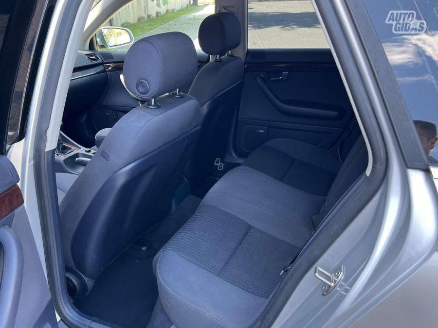 Grey Audi A4 2006 in Kedainiai, with an engine capacity of 2.00 L and mileage of 264 thousand km for 2799 €, photo 14 on AUTOMOTO.COM.LV