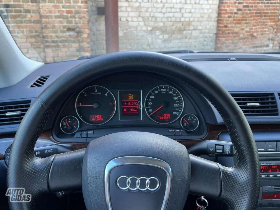 Grey Audi A4 2006 in Kedainiai, with an engine capacity of 2.00 L and mileage of 264 thousand km for 2799 €, photo 20 on AUTOMOTO.COM.LV