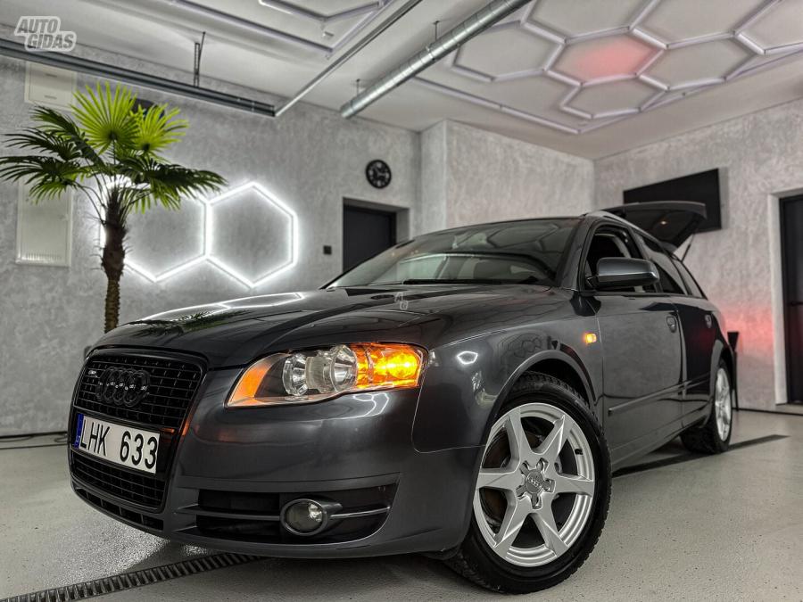 Pelēks Audi A4 2006 Kauņa, ar dzinēja tilpumu 1.90 L un nobraukumu 301 tūkst. km par 3750 €, foto 11 vietnē AUTOMOTO.COM.LV