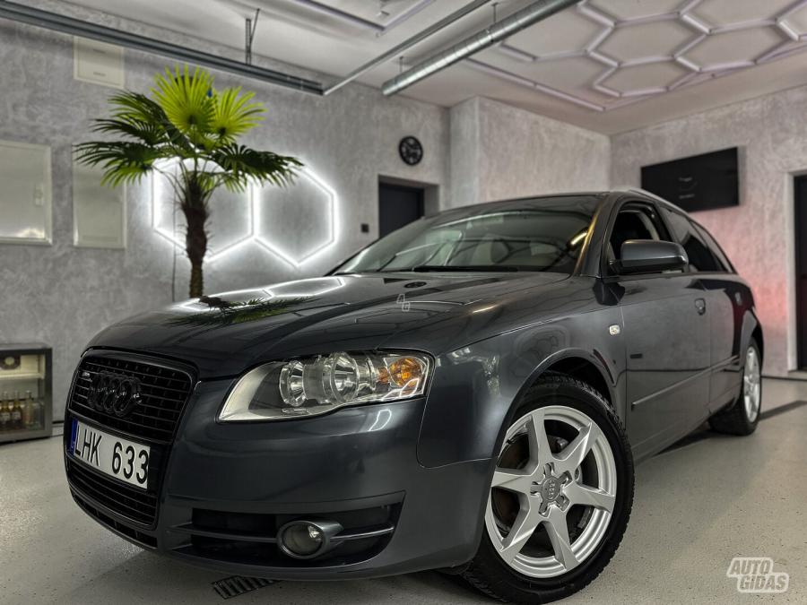 Pelēks Audi A4 2006 Kauņa, ar dzinēja tilpumu 1.90 L un nobraukumu 301 tūkst. km par 3750 €, foto 17 vietnē AUTOMOTO.COM.LV