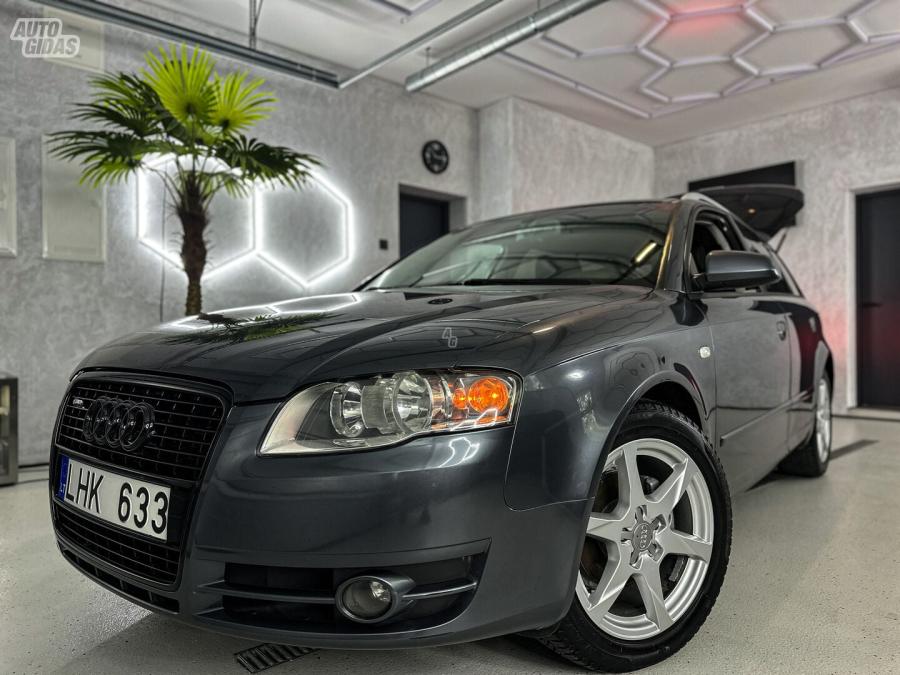 Pelēks Audi A4 2006 Kauņa, ar dzinēja tilpumu 1.90 L un nobraukumu 301 tūkst. km par 3750 €, foto 8 vietnē AUTOMOTO.COM.LV