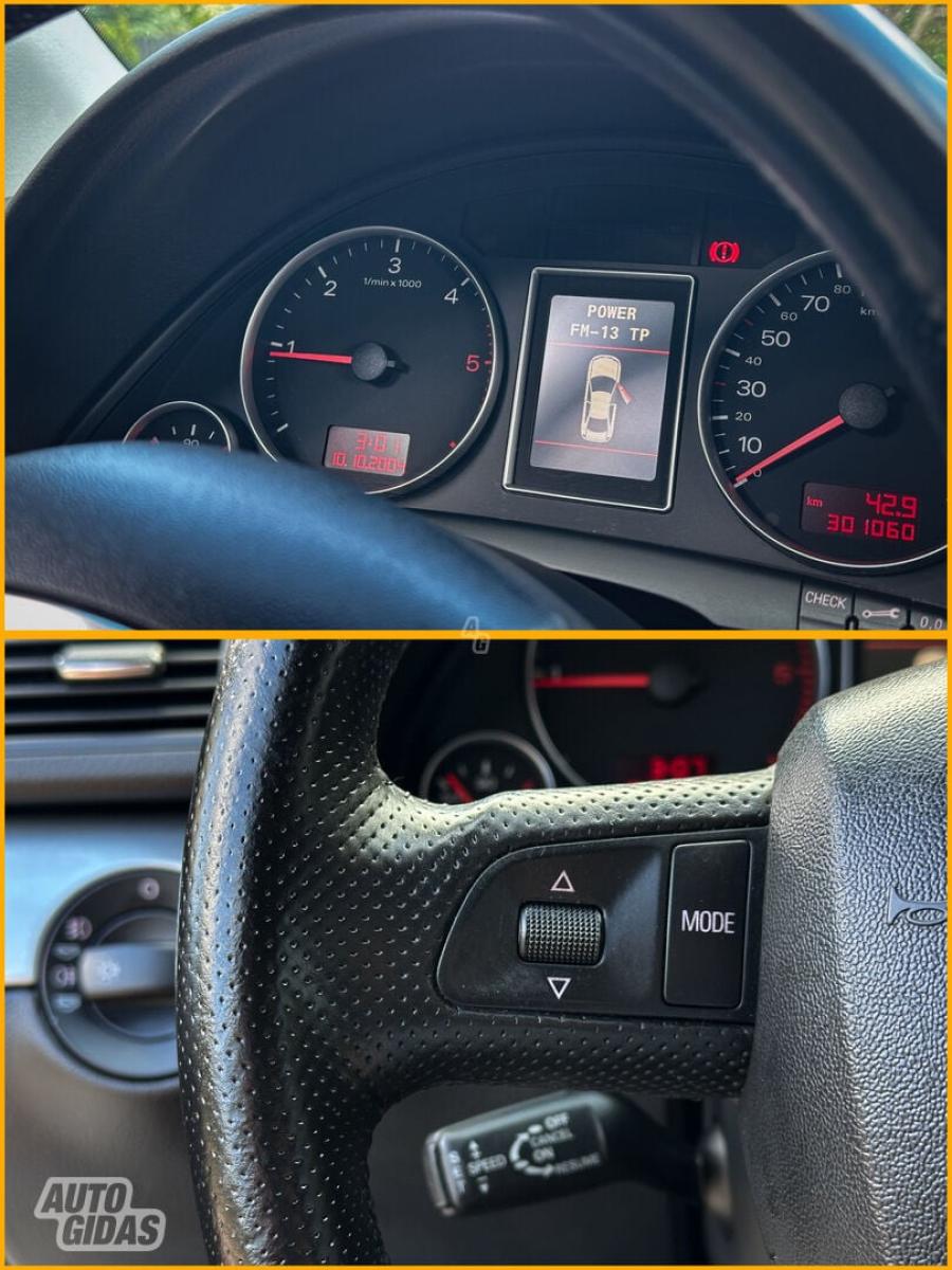 Pelēks Audi A4 2006 Kauņa, ar dzinēja tilpumu 1.90 L un nobraukumu 301 tūkst. km par 3750 €, foto 34 vietnē AUTOMOTO.COM.LV
