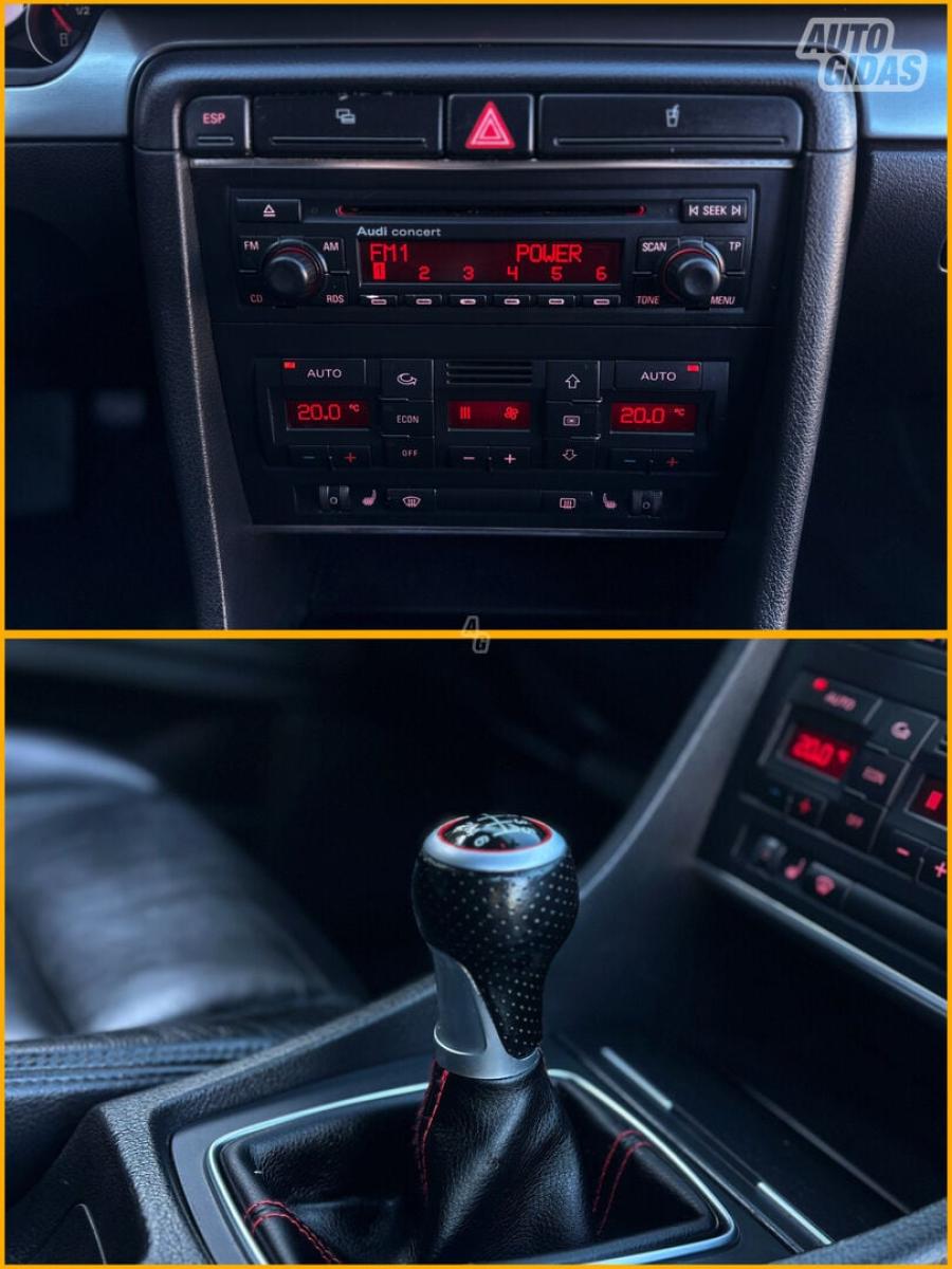 Grey Audi A4 2006 in Kaunas, with an engine capacity of 2.00 L and mileage of 382 thousand km for 3750 €, photo 28 on AUTOMOTO.COM.LV