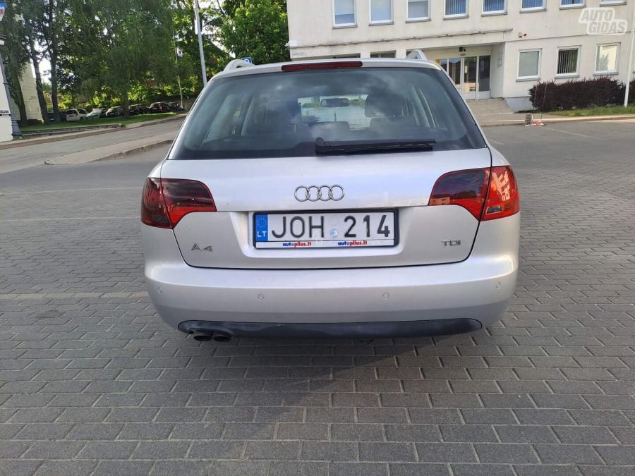 Pelēks Audi A4 2006 Telšiai, ar dzinēja tilpumu 2.00 L un nobraukumu 264 tūkst. km par 2350 €, foto 6 vietnē AUTOMOTO.COM.LV