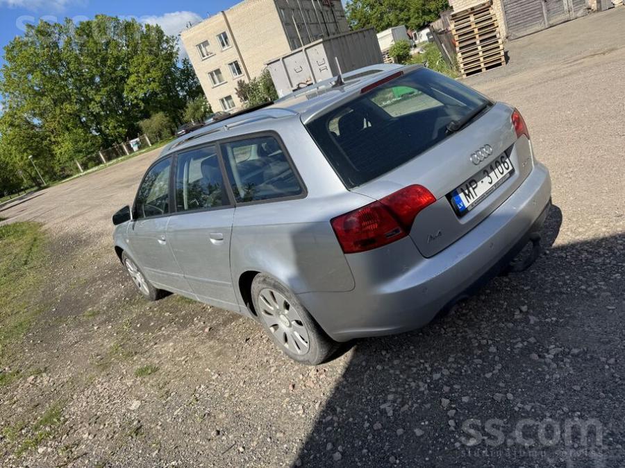Grey Audi A4 2006 in Bauska, with an engine capacity of 2.70 L and mileage of 0 thousand km for 1750 €, photo 4 on AUTOMOTO.COM.LV