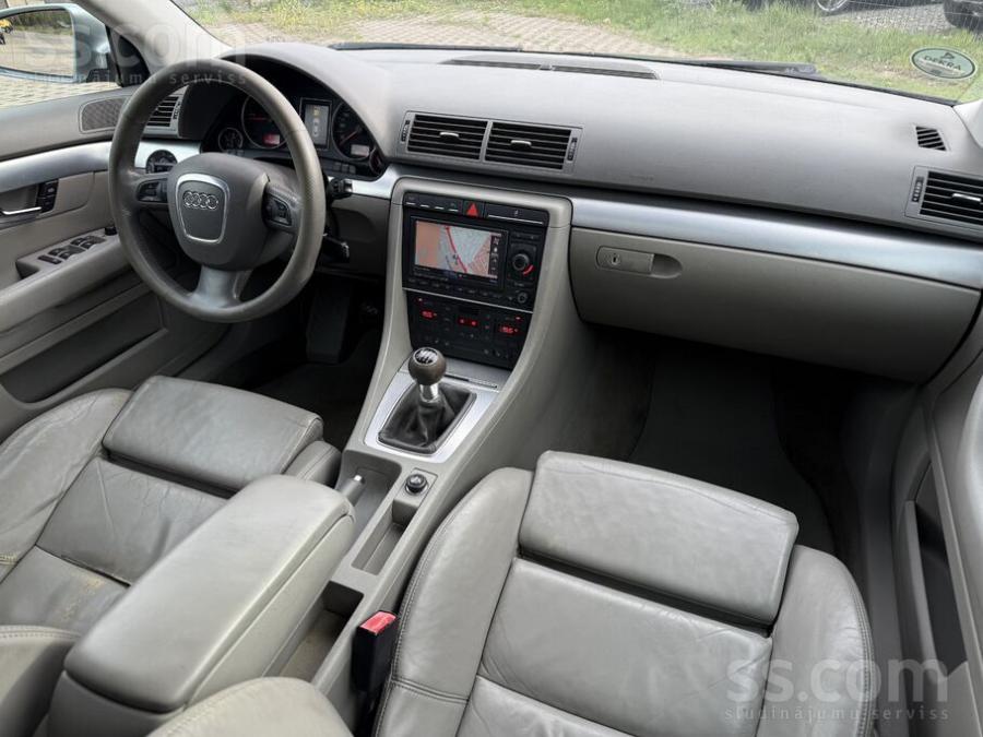 Grey Audi A4 2006 in Riga, with an engine capacity of 2.70 L and mileage of 356 thousand km for 1990 €, photo 7 on AUTOMOTO.COM.LV