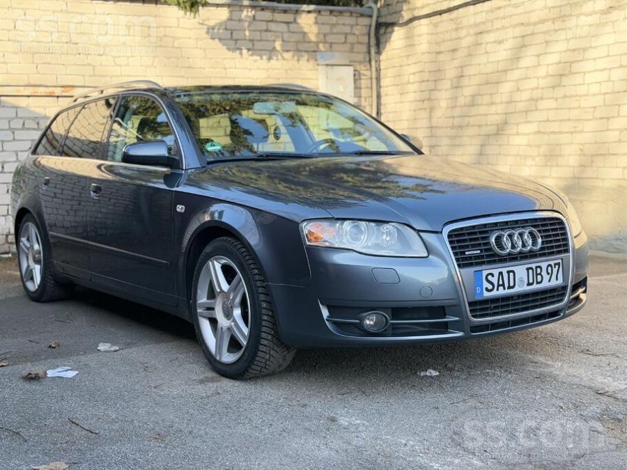 Grey Audi A4 2006 in Riga, with an engine capacity of 2.00 L and mileage of 216 thousand km for 4800 €, photo 6 on AUTOMOTO.COM.LV