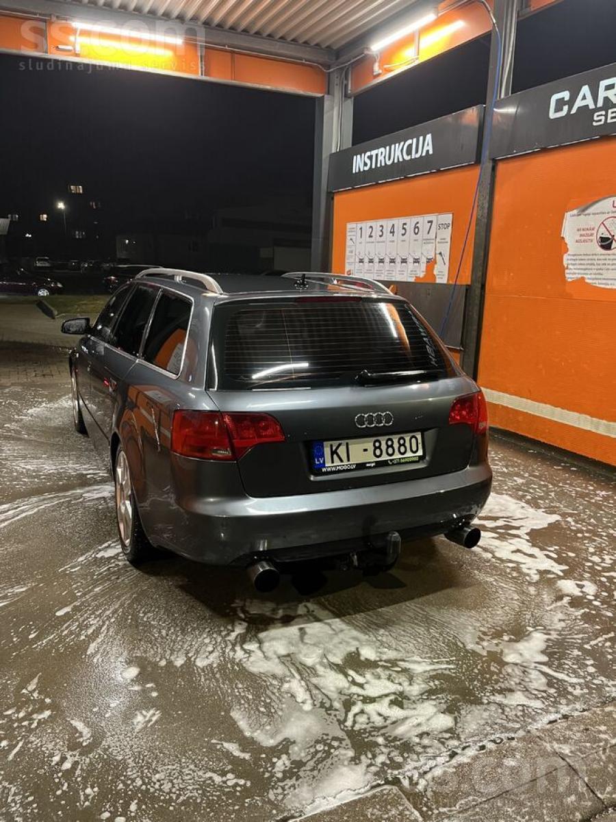 Pelēks Audi A4 2006 Rīga, ar dzinēja tilpumu 3.00 L un nobraukumu 375 tūkst. km par 1800 €, foto 6 vietnē AUTOMOTO.COM.LV