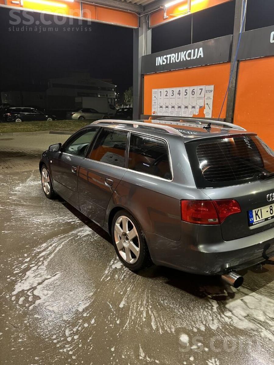 Pelēks Audi A4 2006 Rīga, ar dzinēja tilpumu 3.00 L un nobraukumu 375 tūkst. km par 1800 €, foto 7 vietnē AUTOMOTO.COM.LV