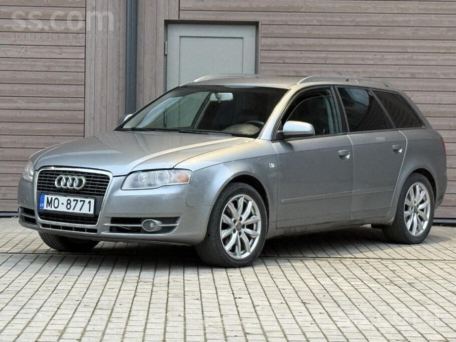 Grey Audi A4 2006 in Jelgava, with an engine capacity of 2.00 L and mileage of 338 thousand km for 2400 €, photo 3 on AUTOMOTO.COM.LV