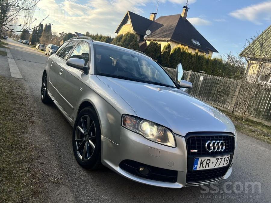 Grey Audi A4 2006 in Riga, with an engine capacity of 3.00 L and mileage of 326 thousand km for 2260 €, photo 8 on AUTOMOTO.COM.LV