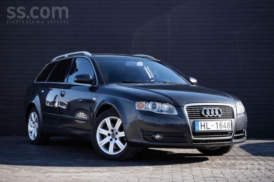 Grey Audi A4 2006 in Riga, with an engine capacity of 2.00 L and mileage of 377 thousand km for 1690 €, photo 3 on AUTOMOTO.COM.LV