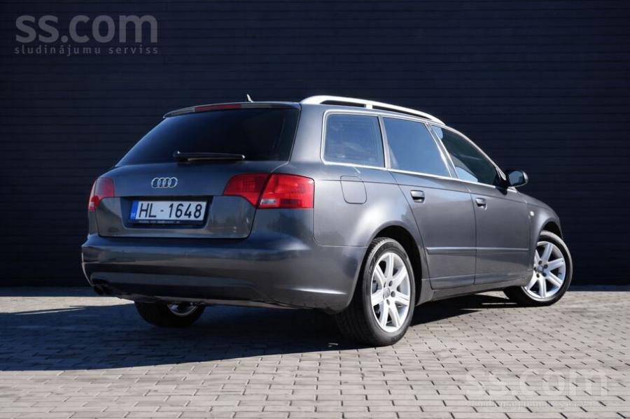 Grey Audi A4 2006 in Riga, with an engine capacity of 2.00 L and mileage of 377 thousand km for 1690 €, photo 4 on AUTOMOTO.COM.LV