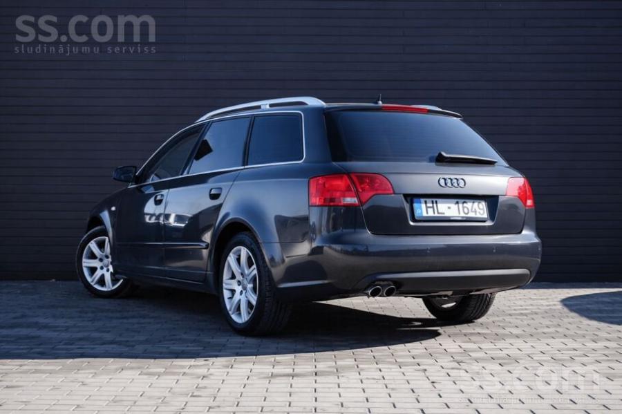 Grey Audi A4 2006 in Riga, with an engine capacity of 2.00 L and mileage of 377 thousand km for 1690 €, photo 5 on AUTOMOTO.COM.LV