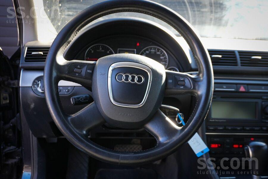 Grey Audi A4 2006 in Riga, with an engine capacity of 2.00 L and mileage of 377 thousand km for 1690 €, photo 11 on AUTOMOTO.COM.LV