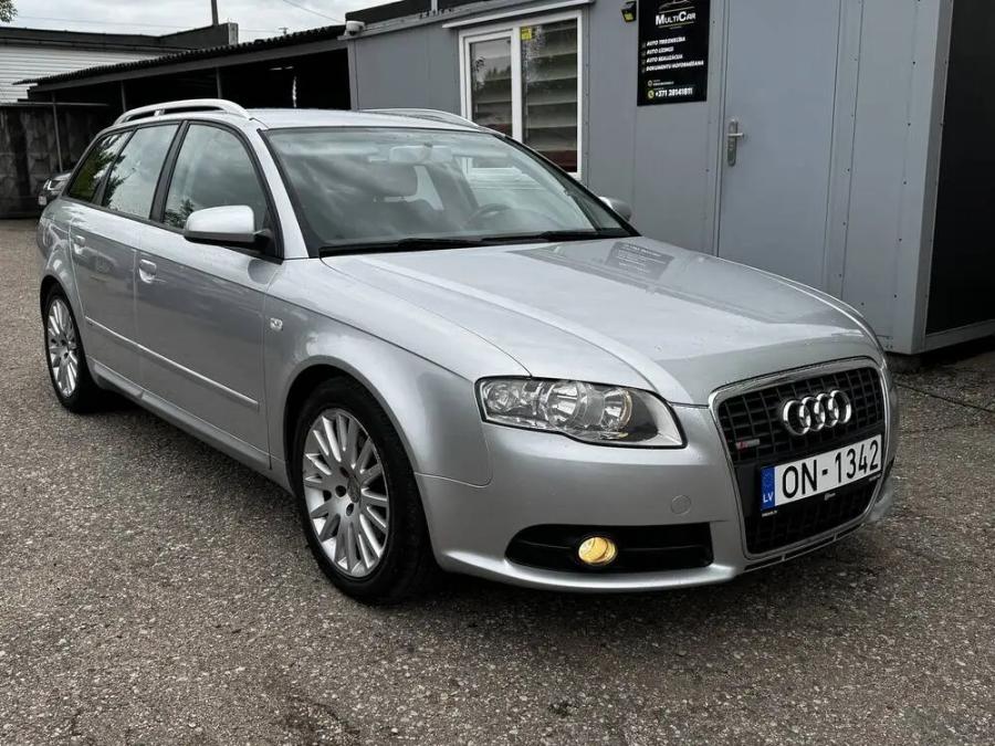 Pelēks Audi A4 2006 Daugavpils, ar dzinēja tilpumu 2.00 L un nobraukumu 281 tūkst. km par 4690 €, foto 1 vietnē AUTOMOTO.COM.LV