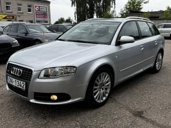 Grey Audi A4 2006 in Daugavpils, with an engine capacity of 2.00 L and mileage of 281 thousand km for 4690 €, photo 3 on AUTOMOTO.COM.LV