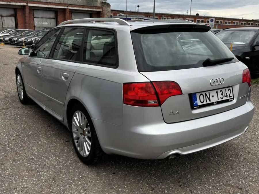 Pelēks Audi A4 2006 Daugavpils, ar dzinēja tilpumu 2.00 L un nobraukumu 281 tūkst. km par 4690 €, foto 5 vietnē AUTOMOTO.COM.LV
