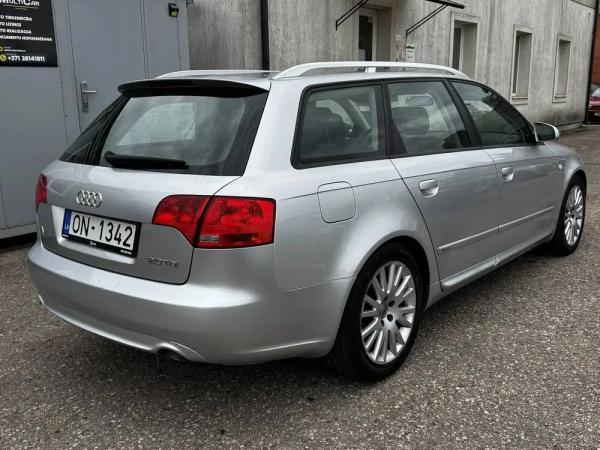 Grey Audi A4 2006 in Daugavpils, with an engine capacity of 2.00 L and mileage of 281 thousand km for 4690 €, photo 6 on AUTOMOTO.COM.LV