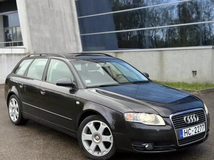 Grey Audi A4 2006 in Riga, with an engine capacity of 2.00 L and mileage of 350 thousand km for 1990 €, photo 1 on AUTOMOTO.COM.LV