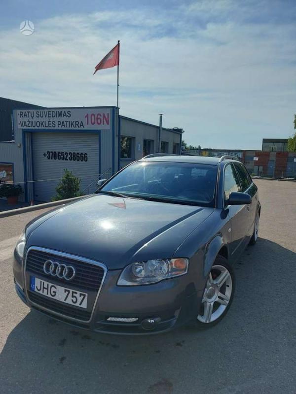 Pelēks Audi A4 2006 Kauņa, ar dzinēja tilpumu 1.99 L un nobraukumu 305 tūkst. km par 2800 €, foto 3 vietnē AUTOMOTO.COM.LV