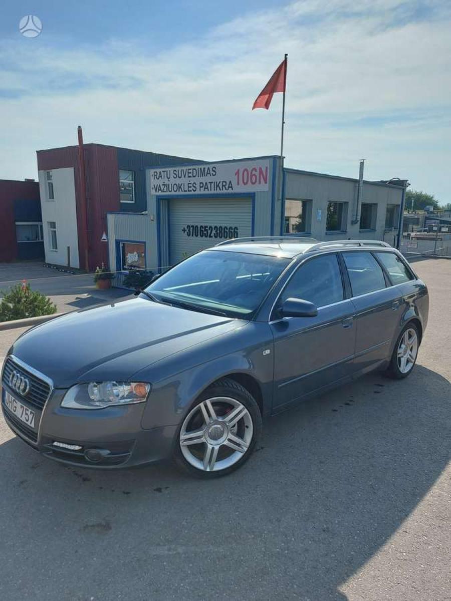 Grey Audi A4 2006 in Kaunas, with an engine capacity of 1.99 L and mileage of 305 thousand km for 2800 €, photo 5 on AUTOMOTO.COM.LV