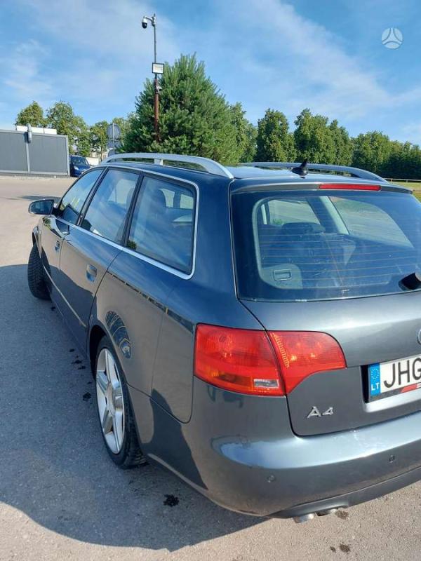 Pelēks Audi A4 2006 Kauņa, ar dzinēja tilpumu 1.99 L un nobraukumu 305 tūkst. km par 2800 €, foto 6 vietnē AUTOMOTO.COM.LV