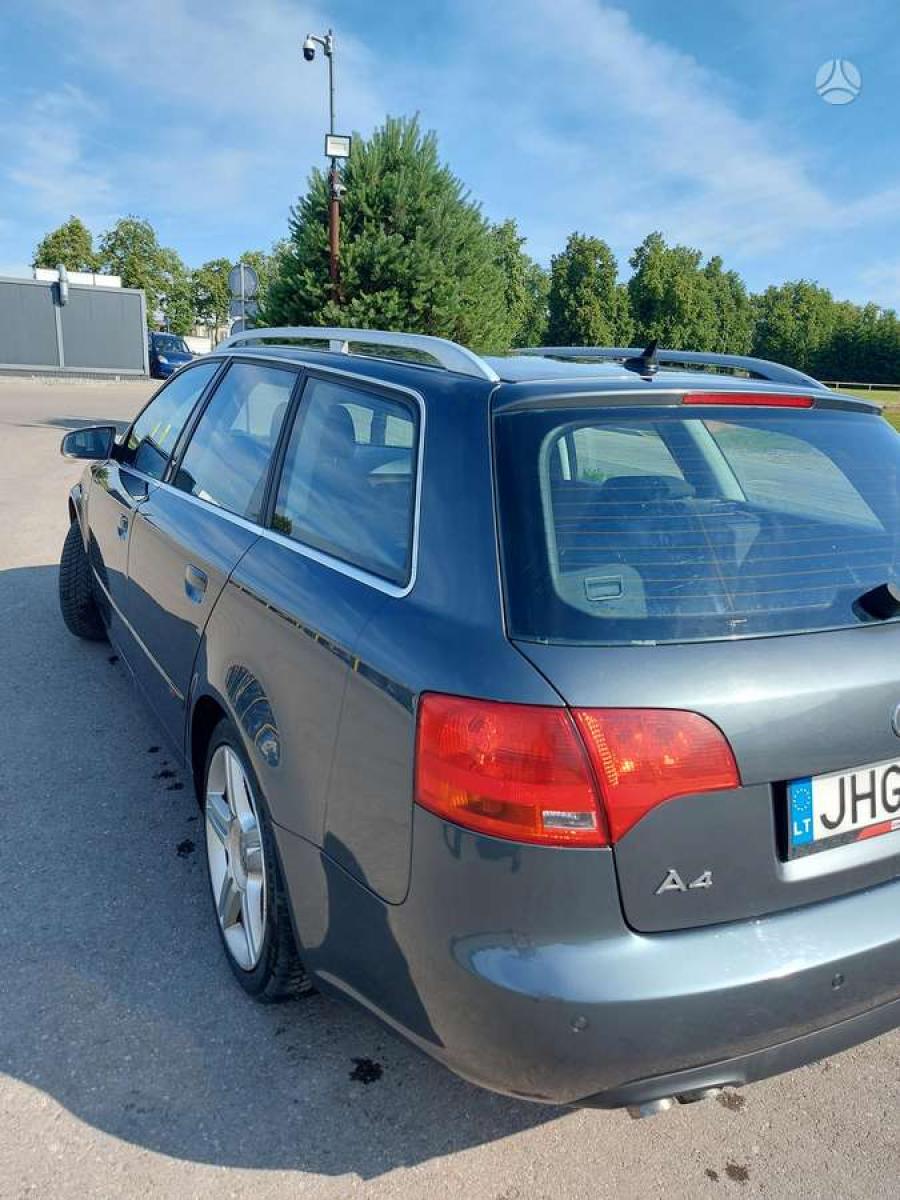 Grey Audi A4 2006 in Kaunas, with an engine capacity of 1.99 L and mileage of 305 thousand km for 2800 €, photo 7 on AUTOMOTO.COM.LV