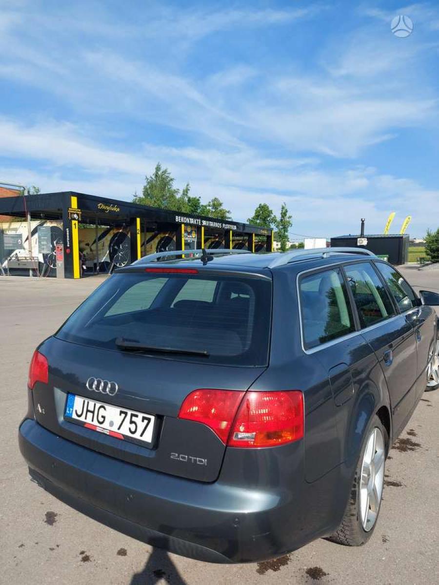 Grey Audi A4 2006 in Kaunas, with an engine capacity of 1.99 L and mileage of 305 thousand km for 2800 €, photo 10 on AUTOMOTO.COM.LV